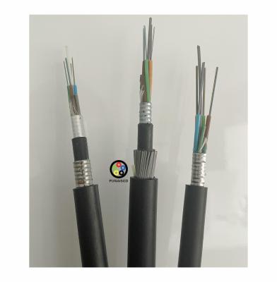 China GYTA33 Steel Wire Armored Underwater Fiber Optic Cable 12-48 Core for sale