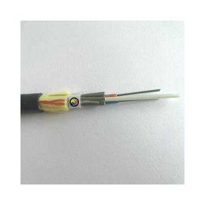 China 24 Core ADSS Fiber Optic Cable Aerial Installation Single-mode for sale