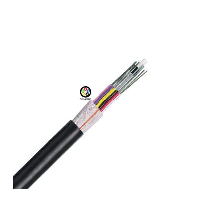 China OM3 12 Fiber Outdoor Duct Cable Non-Armored 250µm PE Jacket for sale