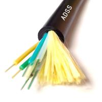 China 16 Core ADSS Fiber Optic Cable Single-mode 50m Span Aerial Installation for sale