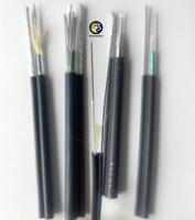 China GYTC8S Aerial Figure 8 Fiber Optic Cable G652D 24 Core FRP for sale