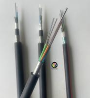 China 72 Core GYTS Armored Duct Fiber Optic Cable Steel Tape HDPE for sale
