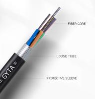 China 24-Core GYTA Armored Fiber Optic Cable for Outdoor Duct Installation for sale