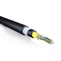 China ADSS Fiber Optic Cable 48 Core Single-Mode FRP Defender Aerial for sale