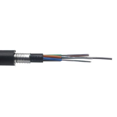 China 12 Core GYTY53 Direct Buried Fiber Optic Cable PE LSZH Jacket for sale