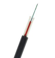 China Outdoor FTTH Aerial Fiber Optic Cable 2-12 Core Single-mode Flat Drop for sale