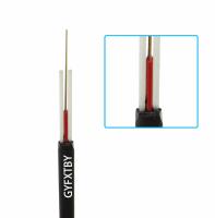 China Outdoor FTTH Drop Cable GYFXTBY 2-12 Core Single Mode Fiber Optic for sale