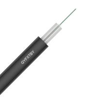 China GYFXTBY Outdoor Flat Drop Fiber Optic Cable 12 Core Aerial PE Sheath for sale
