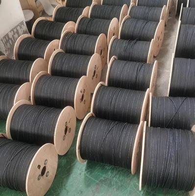 China FTTH Outdoor Drop Cable 1-4 Core LSZH Steel Messenger GJYXCH for sale