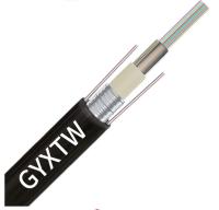China Outdoor Armored Fiber Optic Cable GYXTW 12 Core Single-Mode Aerial for sale
