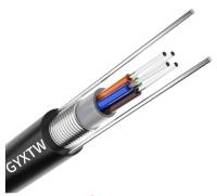 China Outdoor Armored Fiber Optic Cable GYXTW 12 Core Single-Mode Aerial for sale
