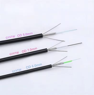 China Outdoor Armored 12 Core GYXTW Single Mode Fiber Optic Cable for sale