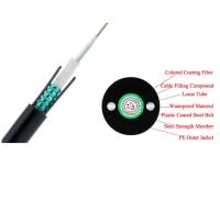 China Outdoor Armored 12 Core GYXTW Single Mode Fiber Optic Cable for sale