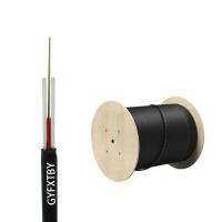 China GYFXTBY Outdoor Flat Fiber Optic Cable PE Sheath 2-4km/Drum for sale