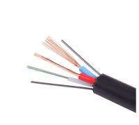 China Single-Mode Composite Fiber Optic Cable 2-Core 8-Core Steel Tape Armored for sale