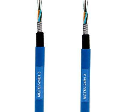 China MGTSV Flame-Retardant Mining Fiber Optic Cable G.652D Steel Tape Armored for sale