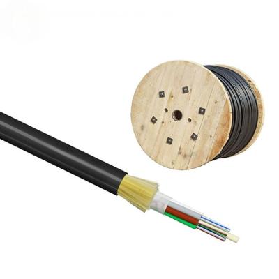 China ADSS Fiber Optic Cable 12 Core Single Mode Aerial Installation for sale