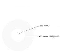 China 10km Single Mode Bare Optical Fiber 0.4mm Tight-Buffered for Drones for sale
