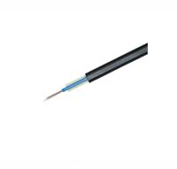 China 12CT Flat Drop Fiber Optic Cable Single Mode Aerial 5000ft Reel for sale