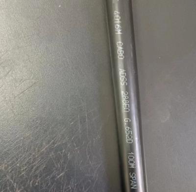 China ADSS Fiber Optic Cable 144CT Single Mode Aerial Installation for sale