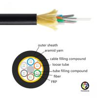 China ADSS Fiber Optic Cable 12-144 Core Single Mode G652D Aerial Outdoor for sale