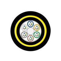 China ADSS Fiber Optic Cable Aerial HDPE G652D 12-48 Fibers 100m Span for sale