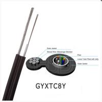 China GYXTC8S Aerial Figure 8 Fiber Optic Cable 12 Core G652D for sale
