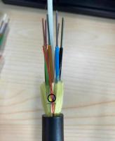 China ADSS Fiber Optic Cable 6-144 Core Aerial Single Mode PE Sheath for sale