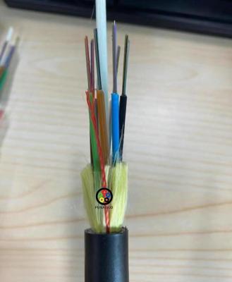 China ADSS Fiber Optic Cable 6-144 Core Aerial Single Mode PE Sheath for sale