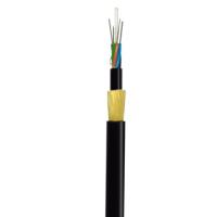 China ADSS Fiber Optic Cable 6-144 Core Aerial Single Mode PE Sheath for sale