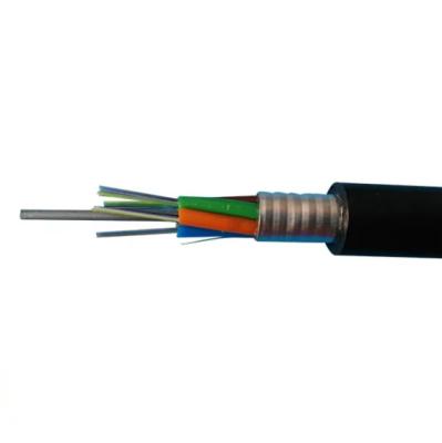 China GYTA Duct Cable 8 Core Steel Tape Armored Fiber Optic Cable for sale