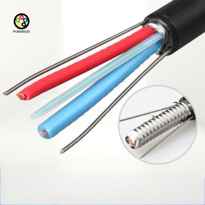 China 8 Core Fiber Optic Ground Wire Cable GYTXW 8B1.3 Steel Armored for sale