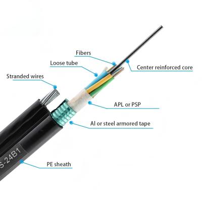 China GYTC8S Aerial Figure 8 Fiber Optic Cable G652D Overhead for sale