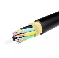 China ADSS Fiber Optic Cable 12 Core Single Mode Aerial PE Sheath for sale