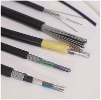 China ADSS Fiber Optic Cable 6-144 Core Single Mode Aerial PE Sheath for sale