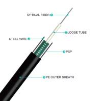 China GYXTW Outdoor Fiber Optic Cable Single Mode G652D Aerial 8mm for sale