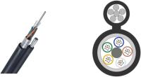 China GYTC8S Aerial Figure 8 Fiber Optic Cable 24 Core G652D Outdoor Self-Supporting for sale