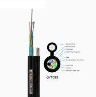 China GYTC8S Aerial Figure 8 Fiber Optic Cable with FRP Steel Wires for sale