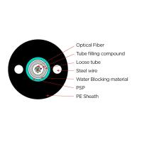 China GYXTW Outdoor Fiber Optic Cable 12 Core G652D Steel Armored 8mm for sale