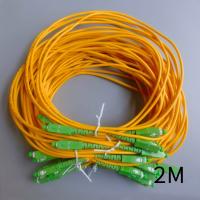 China SC/APC-SC/APC 3m Single Mode Duplex Fiber Patch Cord G652D/G657A1 for sale