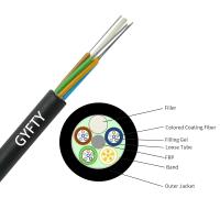China 96 Core GYFTY G652D Single Mode Fiber Optic Duct Cable for sale