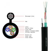 China 12 Core Aerial Figure 8 Fiber Optic Cable with Messenger Wires for sale