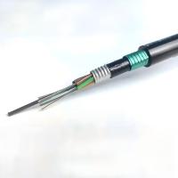 China GYTA53 144-Core Direct Buried Fiber Optic Cable Steel Tape Armored for sale