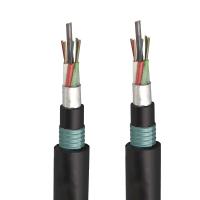 China GYTA53 144 Core Direct Burial Fiber Optic Cable G.652D Steel Armored for sale