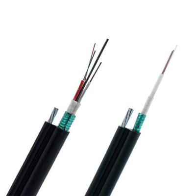China GYTC8S Aerial Figure 8 Fiber Optic Cable with Steel Tape Armor for sale