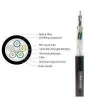 China GYTS Steel Tape Armored Fiber Optic Cable 96 Core for Duct for sale