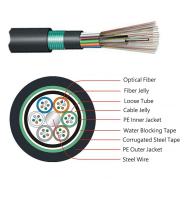 China GYFTY53 Direct Buried Fiber Optic Cable G.652D Steel Tape Armored for sale
