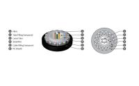 China Anti Rodent Fiber Optic Cable GYXTS-12B1.3 Steel Tape Armored for sale