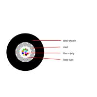 China Anti Rodent Fiber Optic Cable GYXTY Steel Wire Armored PE Jacket for sale
