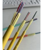 China 24 Core OM4 Indoor Fiber Optic Cable GJFJV LSZH Aqua for sale